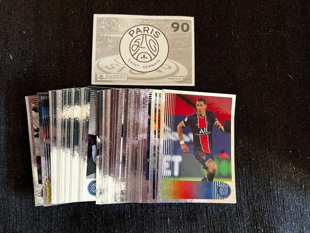 LOT 81 VIGNETTES Stickers Panini Foot Psg 50 Ans Sans Doubles Mint EUR ...