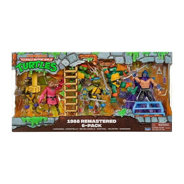 TEENAGE MUTANT NINJA Turtles Classic 1988 Remastered Action Figure 6 ...