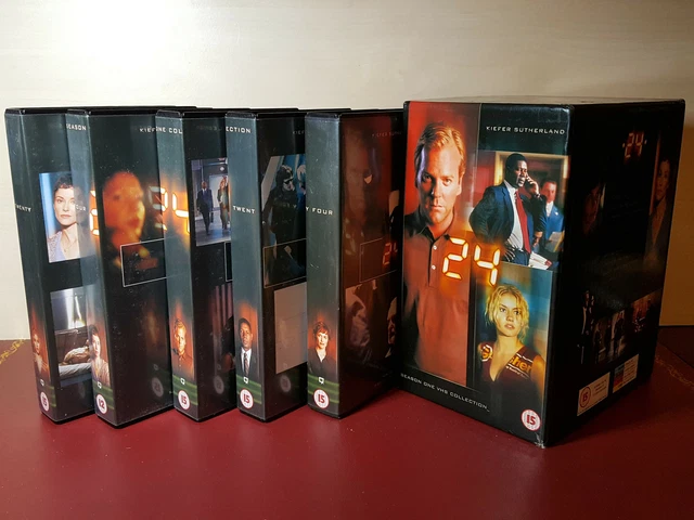 24 SEASON ONE Collection - PAL VHS Video Tapes Box Set £4.99 - PicClick UK