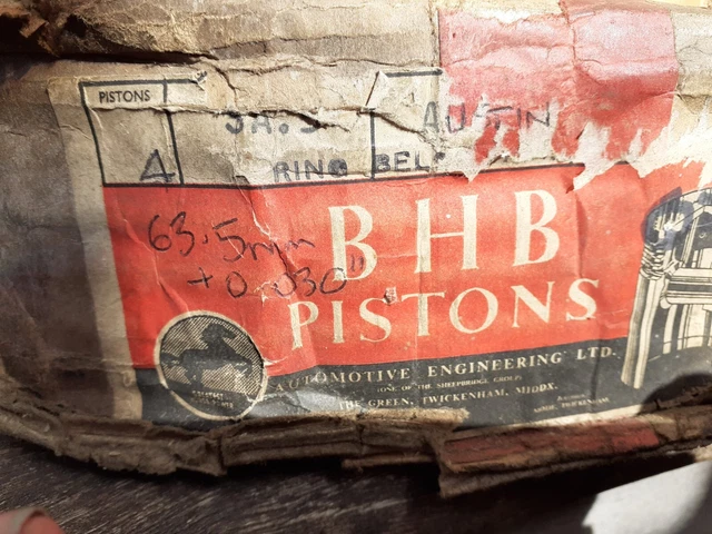 AUSTIN 10 TEN Pistons £59.00 - PicClick UK