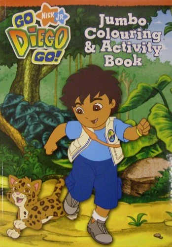 NICK JR GO Diego Go: Jumbo Colouring & Activity Book, hanna-barbera ...