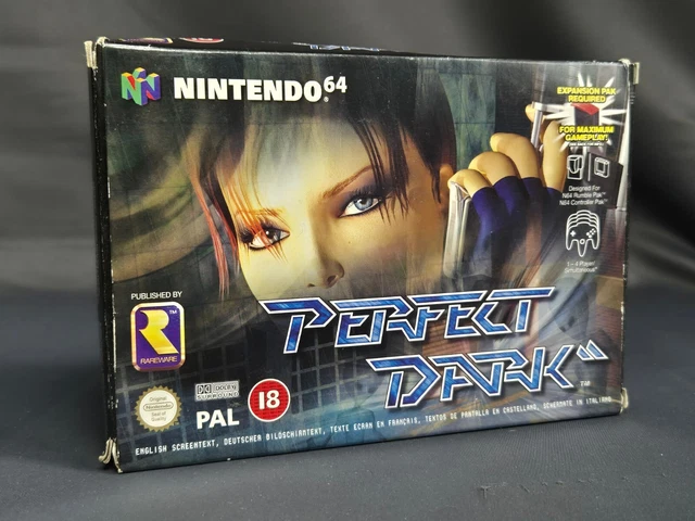 JEU NINTENDO 64 Perfect Dark N64 Complet avec Notice sans cale PAL FR ...