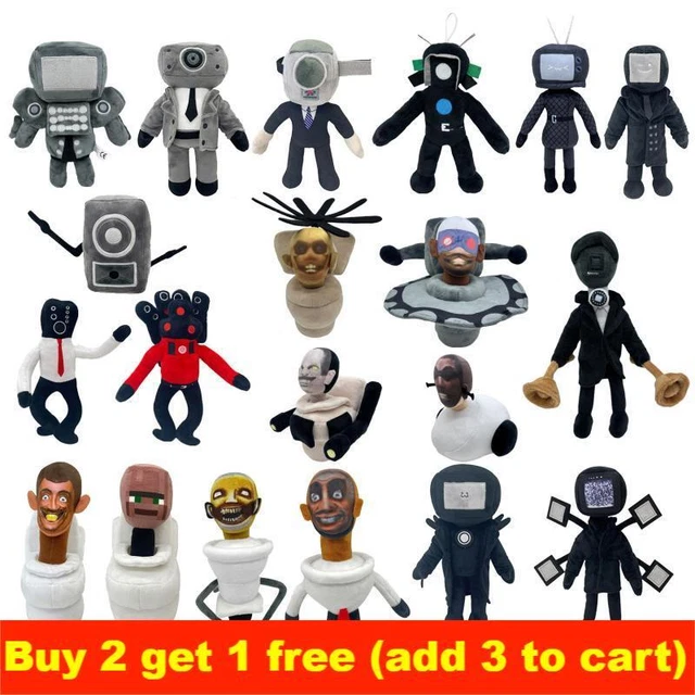 Skibidi Toilet Toiletman Cameraman Plush Doll Speakerman Funny Game