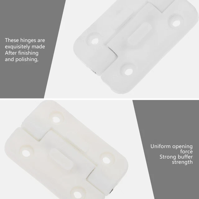 4 PCS REFRIGERATOR Hinge Freezer Door Hinges Vehicle Plastic Repair ...