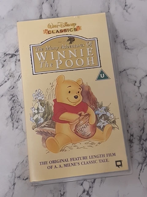 Winnie The Pooh The Many Adventures Of Winnie The Pooh Vhs Sh 1997