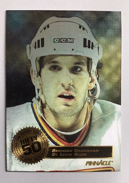1993-94 PINNACLE - Nifty 50 #14 Brendan Shanahan - St. Louis Blues ...