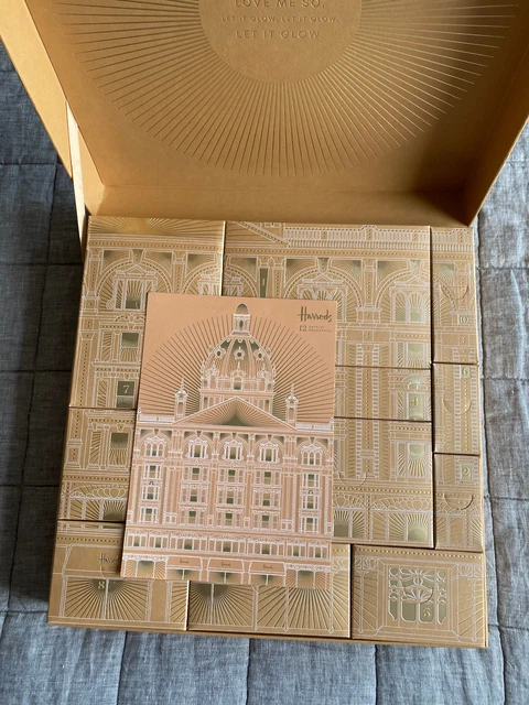 **EMPTY** HARRODS 12 Days of Fragrance Advent Calendar 2025 golden ...