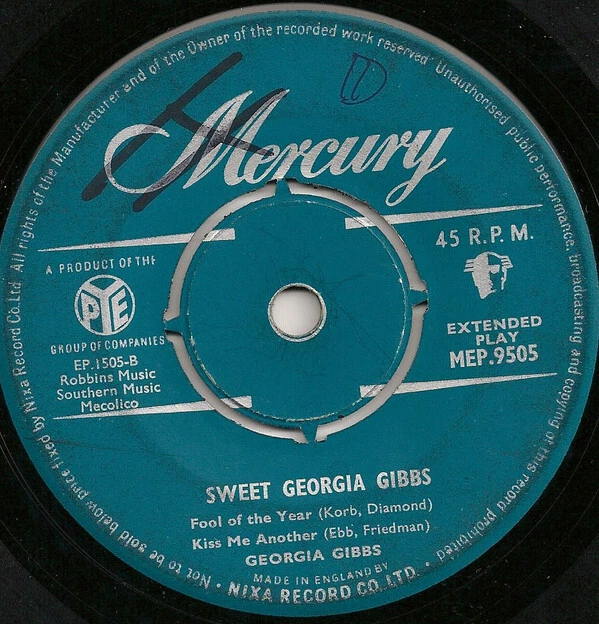 GEORGIA GIBBS - Sweet Georgia Gibbs (7", EP) £34.99 - PicClick UK