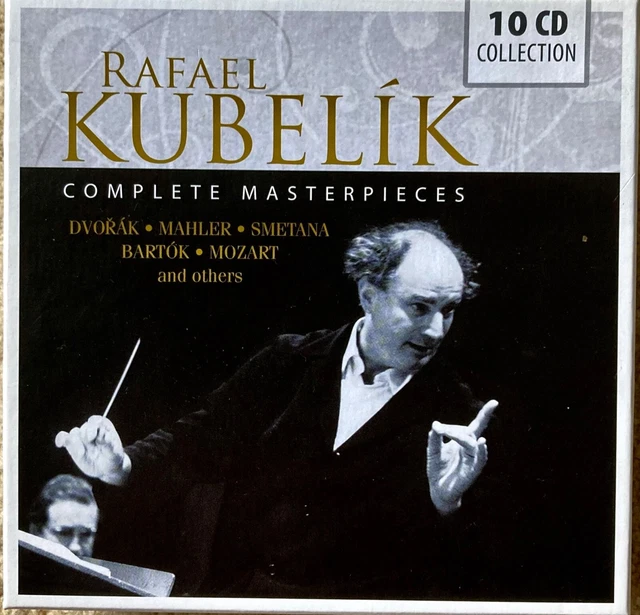 RAFAEL KUBELIK: COMPLETE Masterpieces 10 CD Box Set ~ WS/24 £23.80 ...