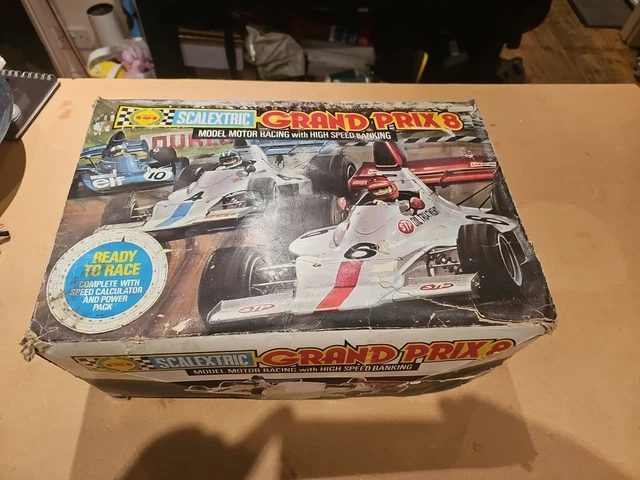 SCALEXTRIC GRAND C559 Grand Prix 8 Model Motor Boxed Racing Untested ...