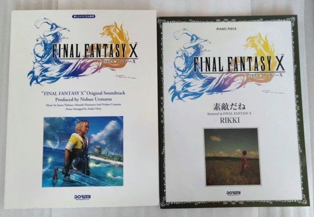 FINAL FANTASY X 10 Original Sound track Piano Sheet set of 2 Score ...