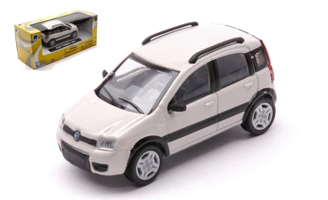 MODEL CAR SCALE 1:43 New Ray Fiat panda 4x4 White diecast vehicles St £ ...