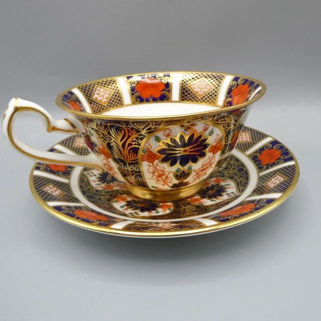 ROYAL CROWN DERBY Old Imari 1128 Elizabeth Cup & Saucer 1994 Lvii First ...