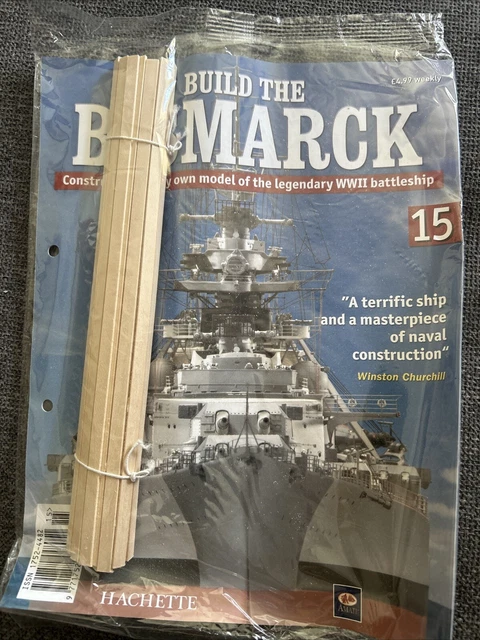 HACHETTE PARTWORKS BUILD the Battleship Model Bismarck Part 15 $18.00 ...