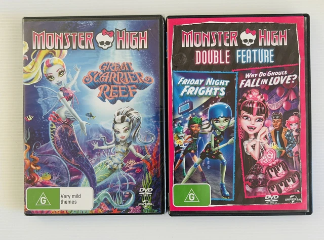 MONSTER HIGH DVD Lot - Double Feature / Great Scarrier Reef (SEALED ...