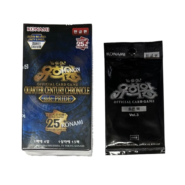 CARTE YUGIOH 25TH QUARTER CENTURY CHRONICLE side : PRIDE Box Korean Ver. QCCP-KR EUR 41,41 ...