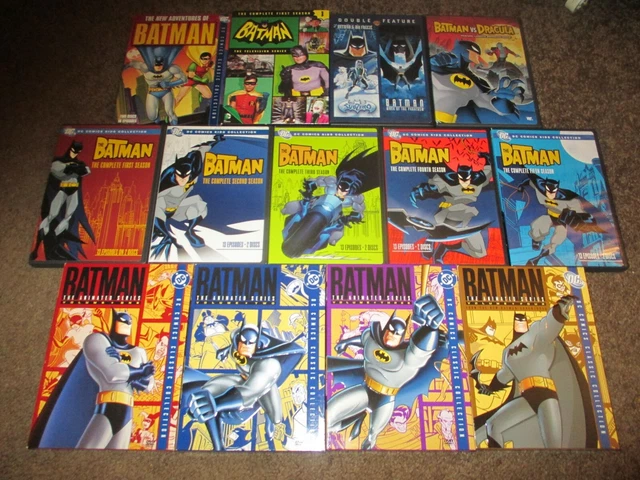 DC COMICS ULTIMATE BATMAN Animated DVD lot, collection - 3 movies & 4 ...