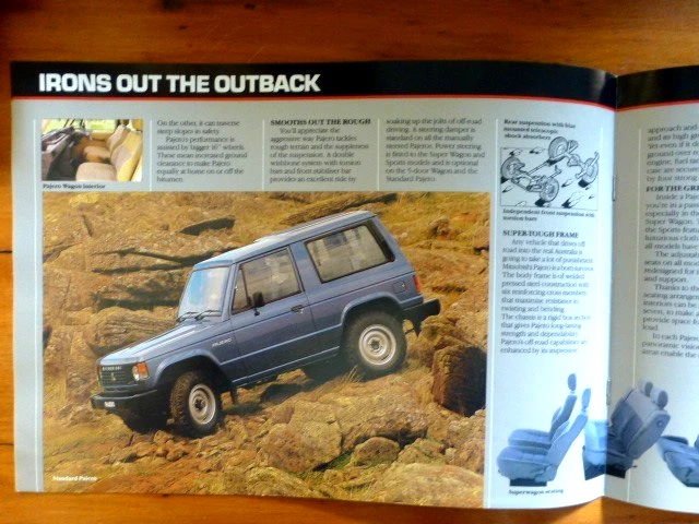 MITSUBISHI & PAJERO " Original Australian SALES BROCHURE - $13.00 ...