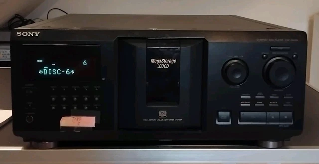 SONY CDP-CX355 COMPACT Disc Player with Mega Storage 300 - Faulty Unit ...