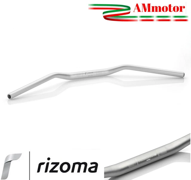 MANUBRIO RIZOMA MOTO Conico Ducati Argento Alluminio Ergal Variabile ...