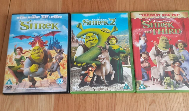 SHREK DVD BUNDLE ,Shrek ,Shrek 2 and Shrek the Third EUR 6,94 - PicClick DE