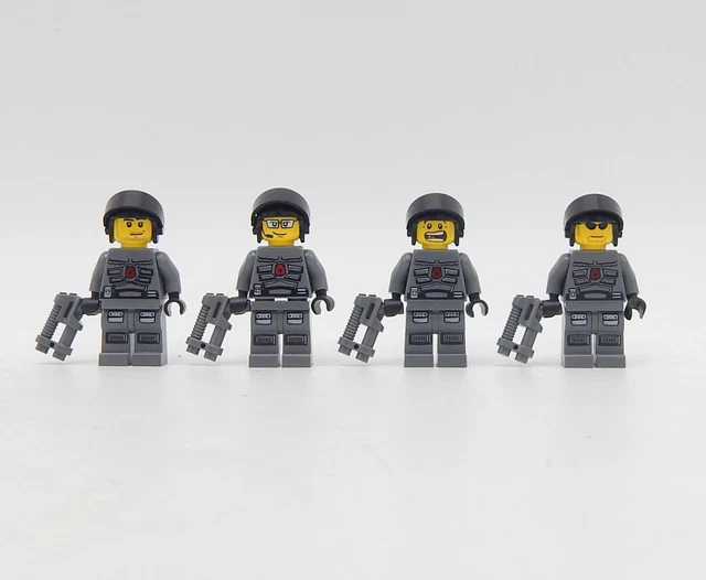4X LEGO FIGUR Space Police Officer - Minifiguren EUR 16,00 - PicClick DE