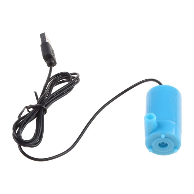 MICRO MINI SUBMERSIBLE Water Pump Fish for Tank Aquarium USB Powered ...
