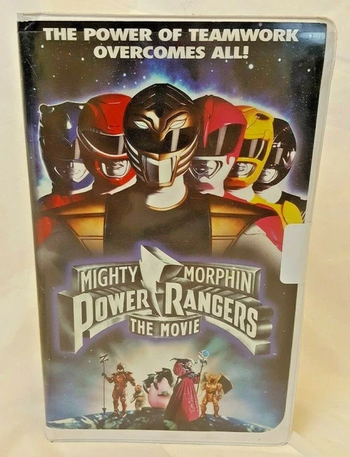 MIGHTY MORPHIN POWER Rangers The Movie VHS Large Case Clam shell 8901 ...