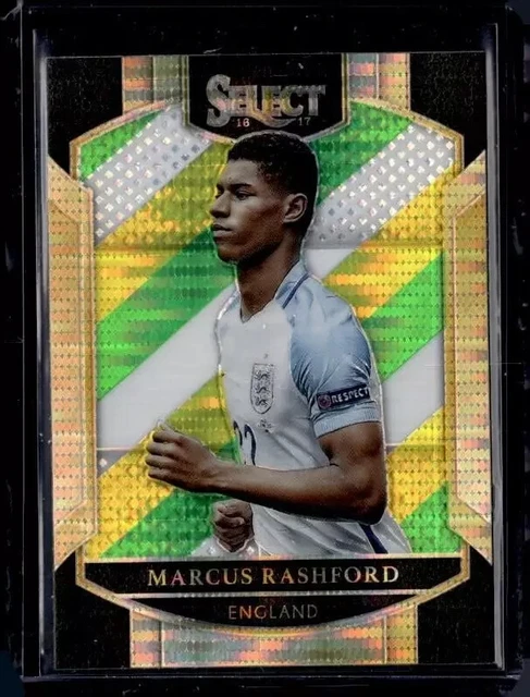 PANINI SELECT 16-17 2016 Marcus Rashford England Multi Colore Rookie Rc ...