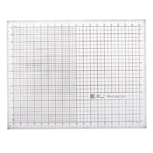 ACRYLIC RULER GRAPH Scale Grid Ruler for Drawing Coordinate Mathematics ...