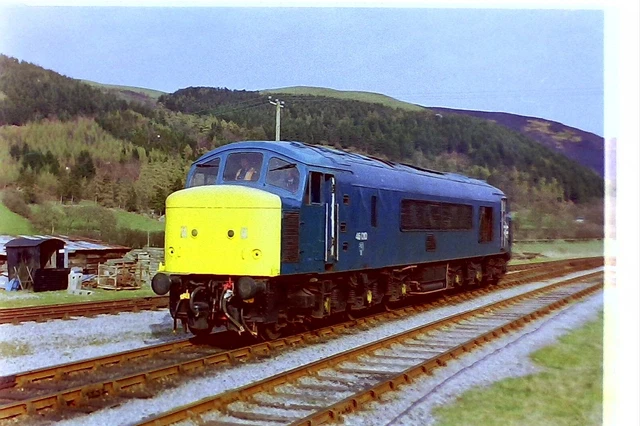 35MM RAILWAY COLOUR Negative Class 46 010 at Carrog LR £2.54 - PicClick UK