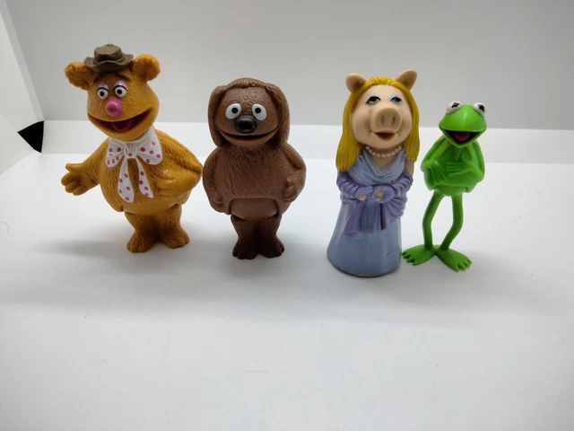 1978 FISHER PRICE Muppet Players Stick Puppets KERMIT Miss PIGGY FOZZY ...