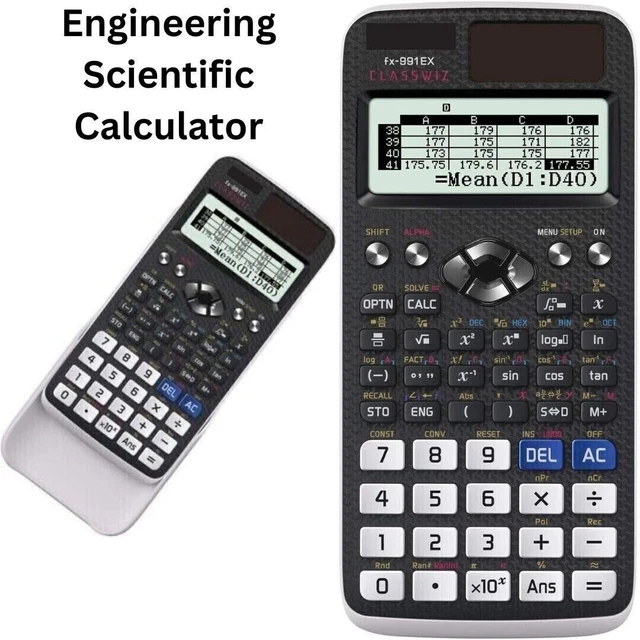 CASIO FX-991EX CLASSWIZ Advanced Engineering Scientific Calculator-552 ...