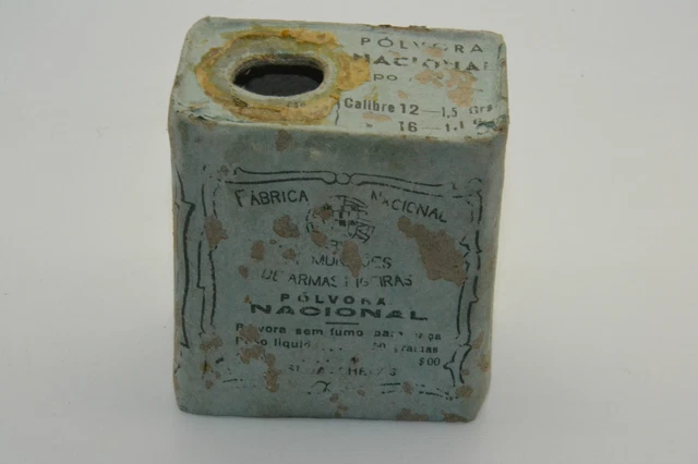 OLD GUN POWDER Box Fábrica Nacional de Munições de Armas Ligeiras ...