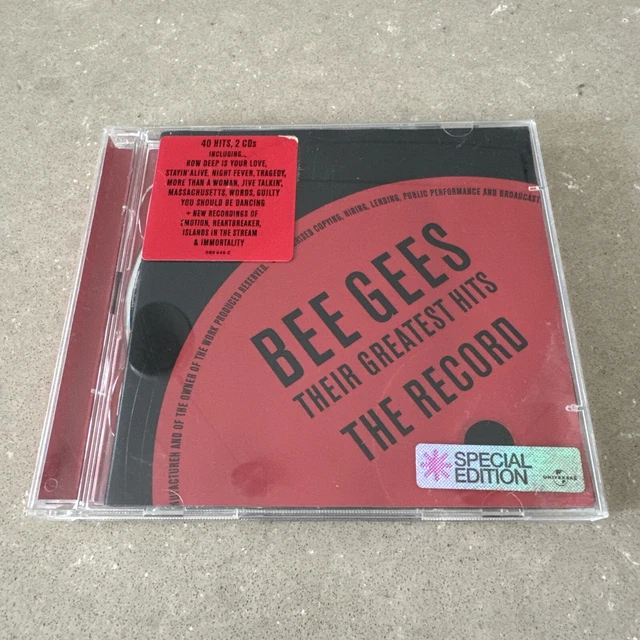 BEE GEES THEIR Greatest Hits The Record Special Edition CD Album EU ...