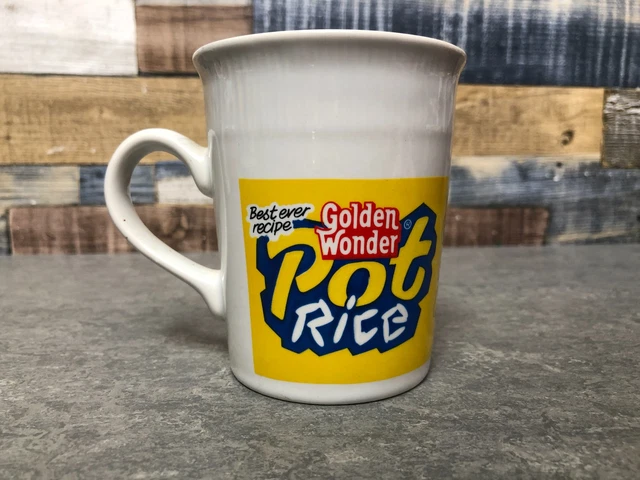 VINTAGE MUG ADVERTISING Golden Wonder Pot Rice Best Ever Recipe-Some ...
