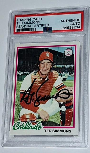 CARTE BASEBALL AUTOMONS signée 1978 Topps #380 PSA/ADN AUTHENTIQUE AUTO ...