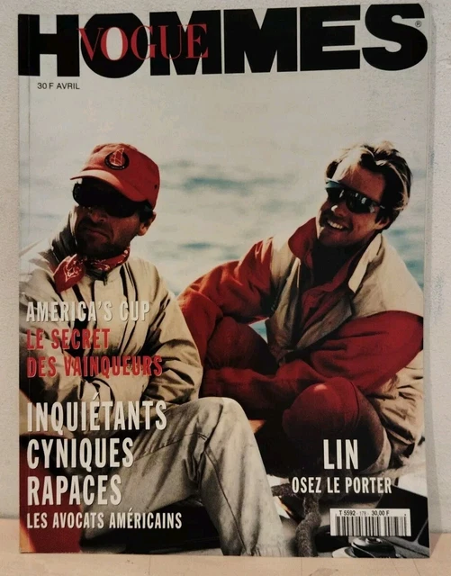 VOGUE HOMMES N°178 Avril.1995 Peter Blake,Marc Pajot,Carre Otis By ...