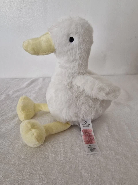 PRIMARK WHITE DUCK Soft Toy Duck-duckling 12" Baby Soft Toy Comforter £ ...