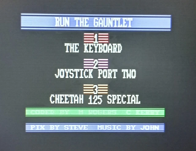 RUN THE GAUNTLET - Hit Squad version - Commodore 64 C64 C128 - TESTED ...