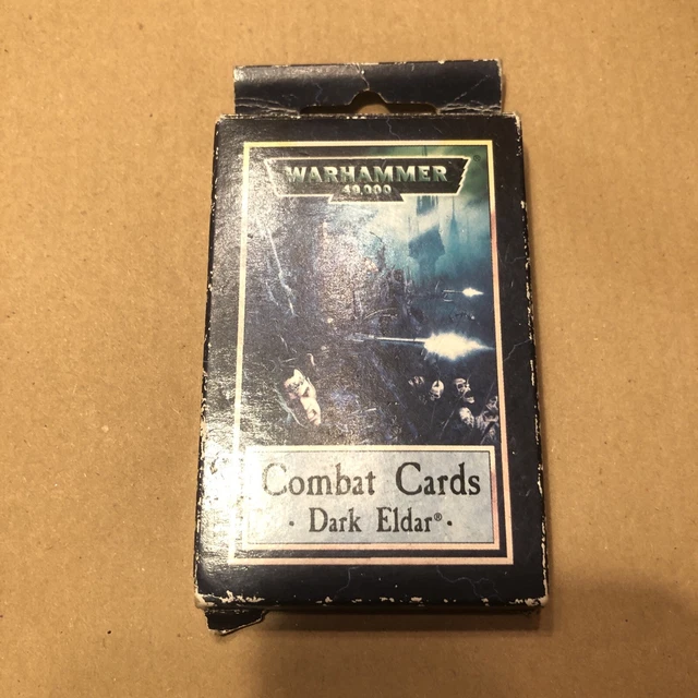 DARK ELDAR CLASSIC Combat Cards Rare Warhammer 40k Games Workshop Card ...