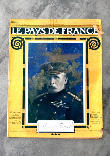 ANCIEN JOURNAL - LE PAYS DE FRANCE 2e ANNEE N58 25 NOVEMBRE 1915 ...