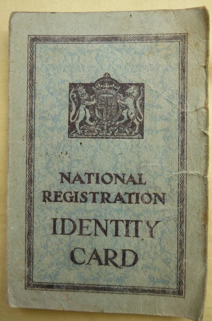 NATIONAL REGISTRATION IDENTITY Card From 1940'S - Worn Condition £5.45 ...