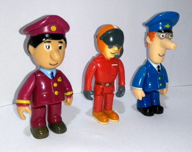 POSTMAN PAT , Ajay Bains & From Fireman Sam - Tom Thomas Plastic TV ...