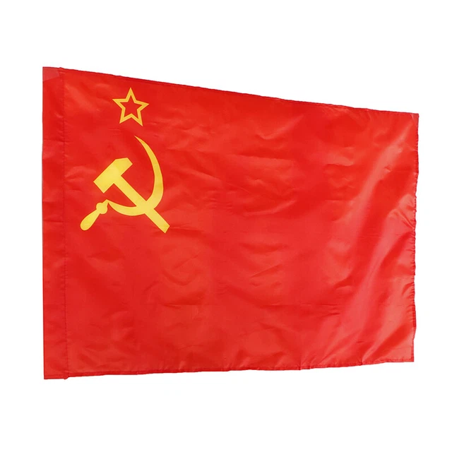 60*90CM RED CCCP Union of Soviet Socialist Republics USSR Flag Banner ...