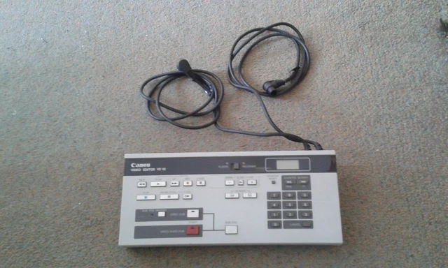 VINTAGE CANON VIDEO Editor VE-10 £8.99 - PicClick UK