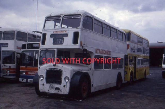 35MM ORIGINAL BUS slide Stagecoach Perth XSL 228A (866 NHT) Ex Bristol ...