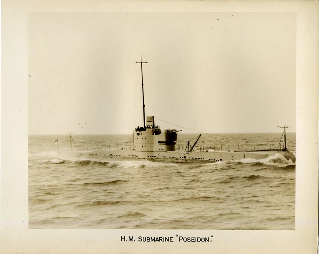 BRITISH ROYAL NAVY, H.M. Submarine ""Poseidon"", Parthian-class ...