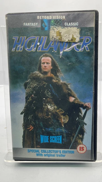 HIGHLANDER WIDE SCREEN Special Collector's Edition VHS Video Tape £9.99 ...
