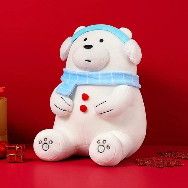 MINISO WE BARE Bears Ice Bear Lil Bro 10" Soft Plush Cartoon Network teddy polar £39.99 ...